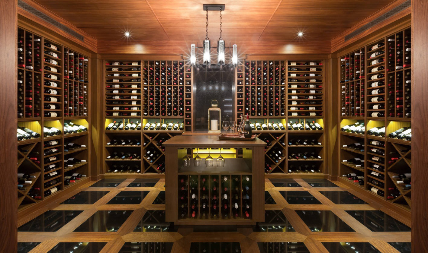 27. Luxury Residential Custom Wine Cellar Sapele Construction – Blue Grouse Wine Cellars