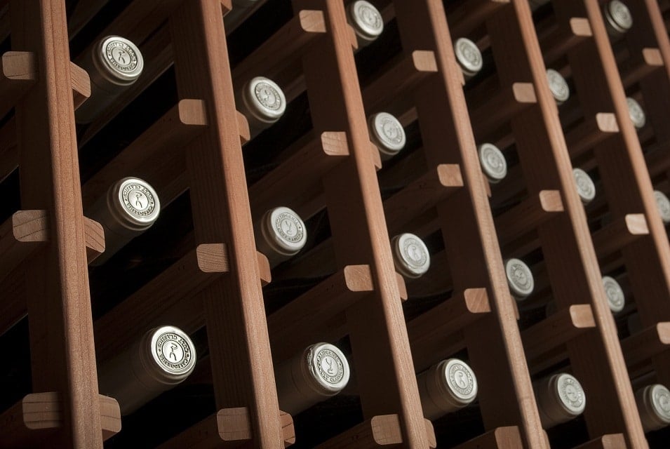 7. Custom Wine Cellar in All Heart Redwood – Blue Grouse Wine Cellars