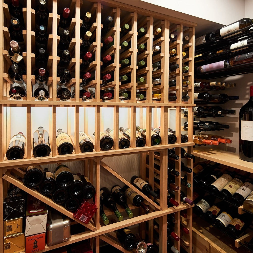 The Tasting Niche - 6 Foot Tall Precision Kit Wine Racking Display Set ...