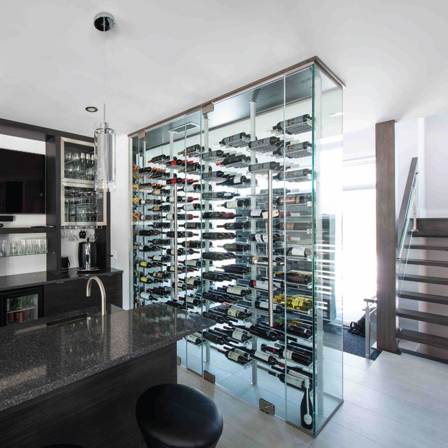 The Tasting Niche - 6 Foot Tall Precision Kit Wine Racking Display Set ...