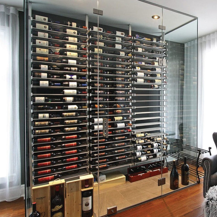 Millesime All-Star Wine Rack - 2 Bottle Deep & 8 Feet High – Blue ...