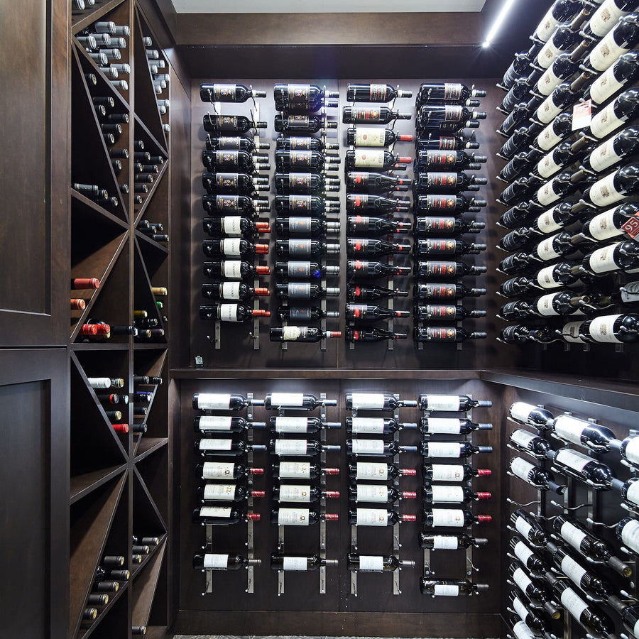 9 Bottle VintageView W Series Presentation Row Metal Wine Rack (WS-PR ...