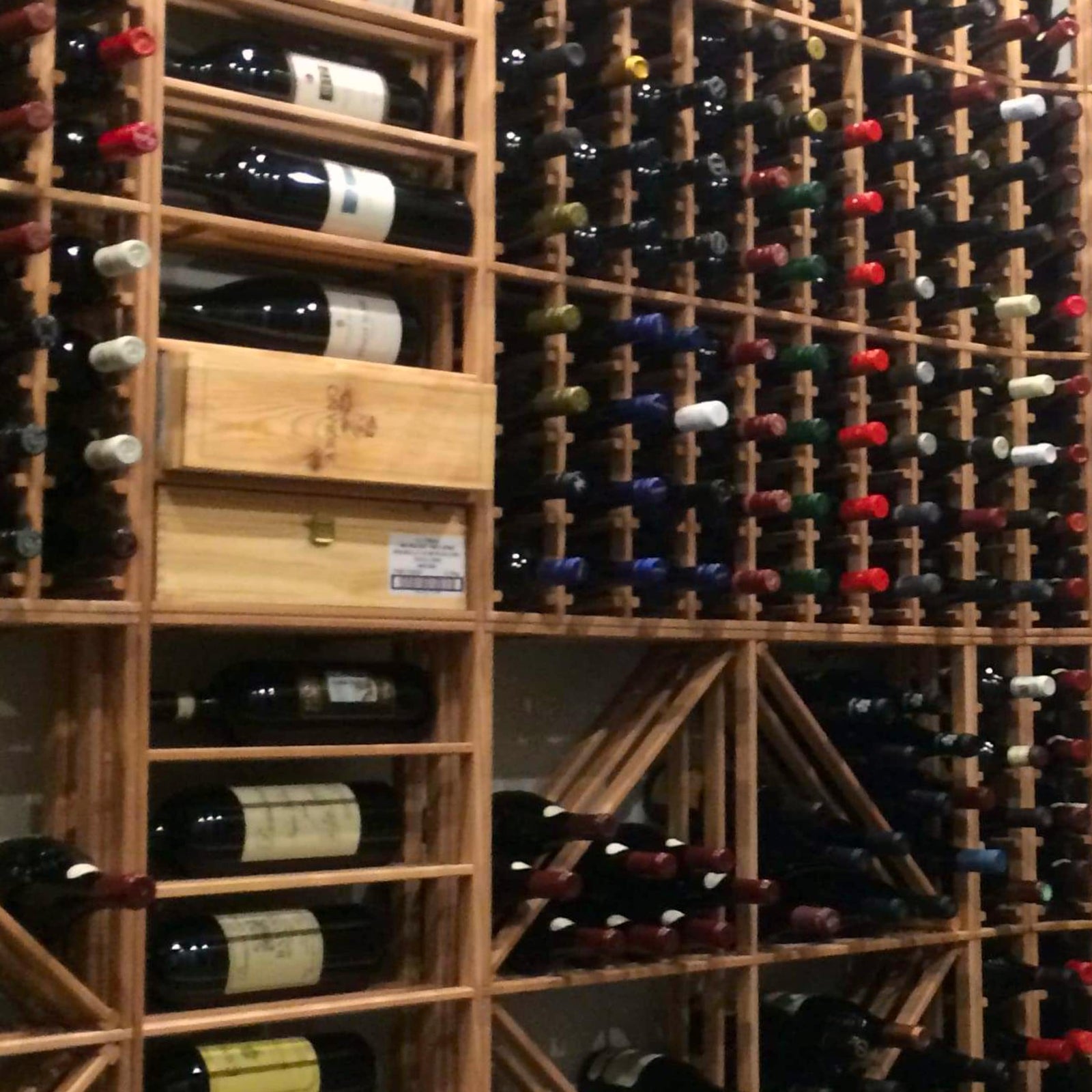 Vintage Keeper 4 Column Curved Corner Redwood Wine Rack – Blue Grouse ...