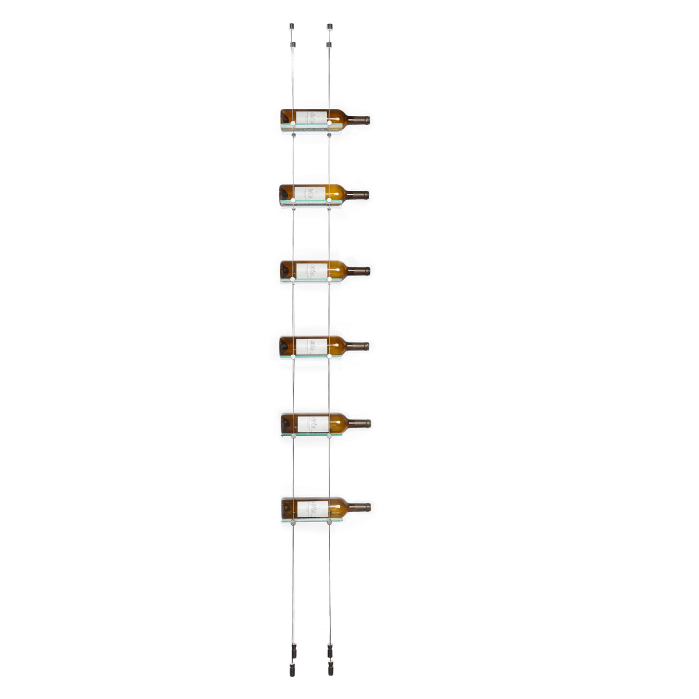 Floating Wine Racks | Cable & Glass – Blue Grouse Wine Cellars