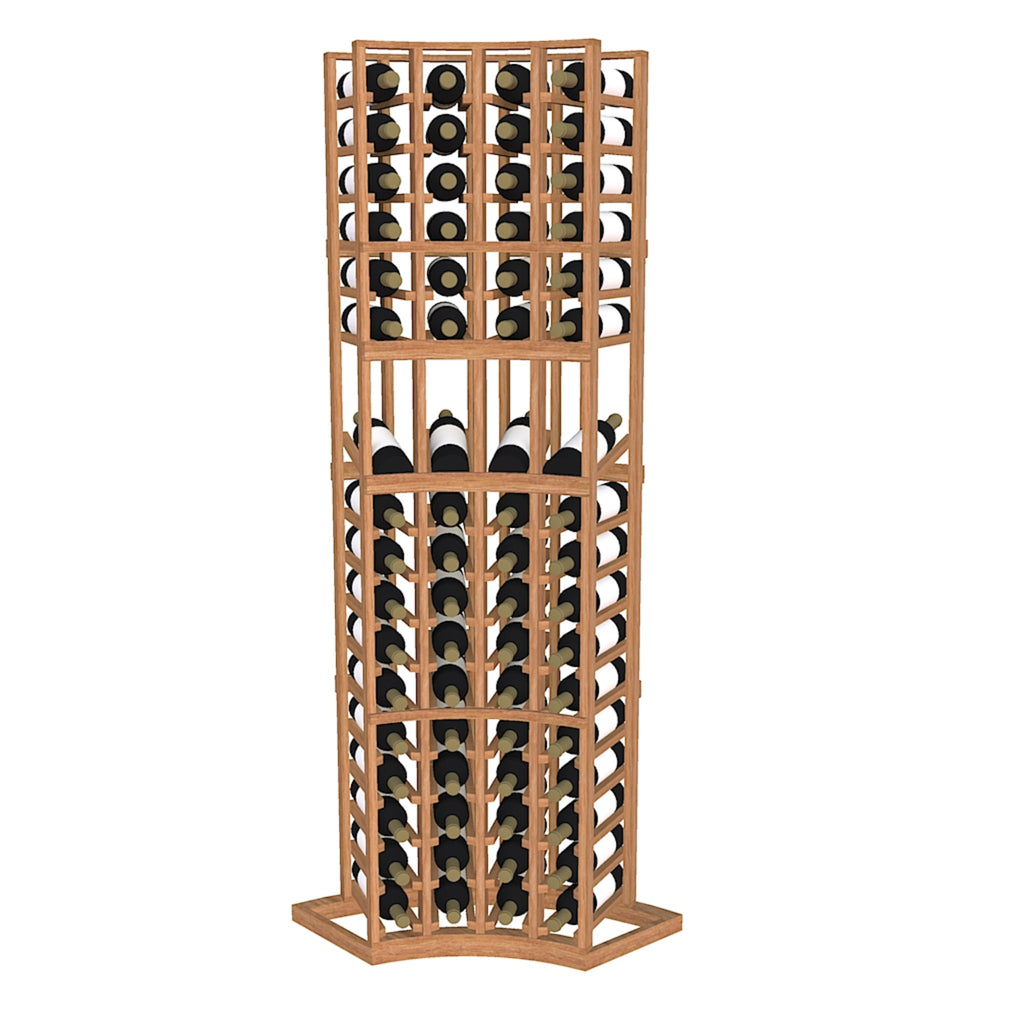 4 Column Curved Corner Precision Kit Wine Rack - 6 Foot – Blue Grouse ...