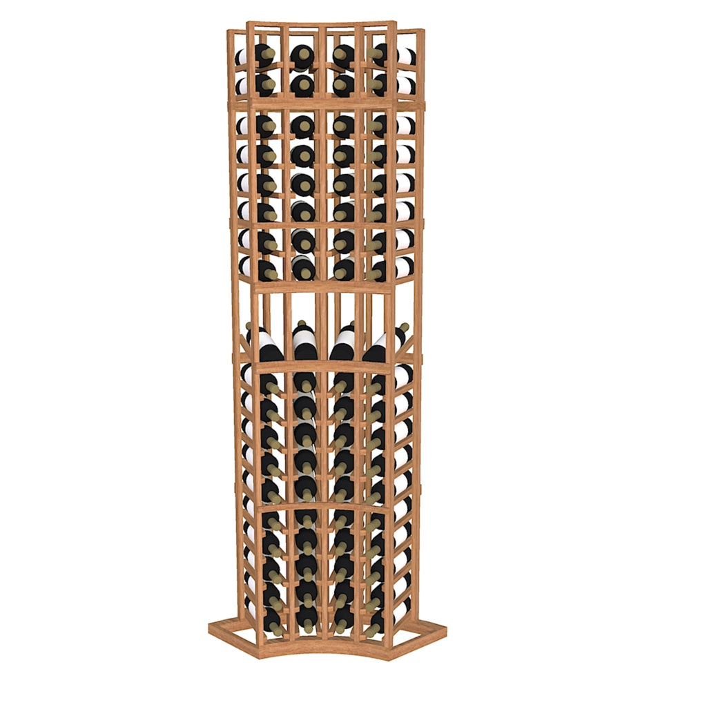 4 Column Curved Corner Precision Kit Wine Rack - 7 Foot – Blue Grouse ...